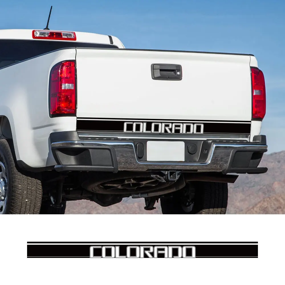 Pickup-Tailgate-Sticker-For-Chevrolet-Colorado-Truck-Rear-Tail-Vinyl ...