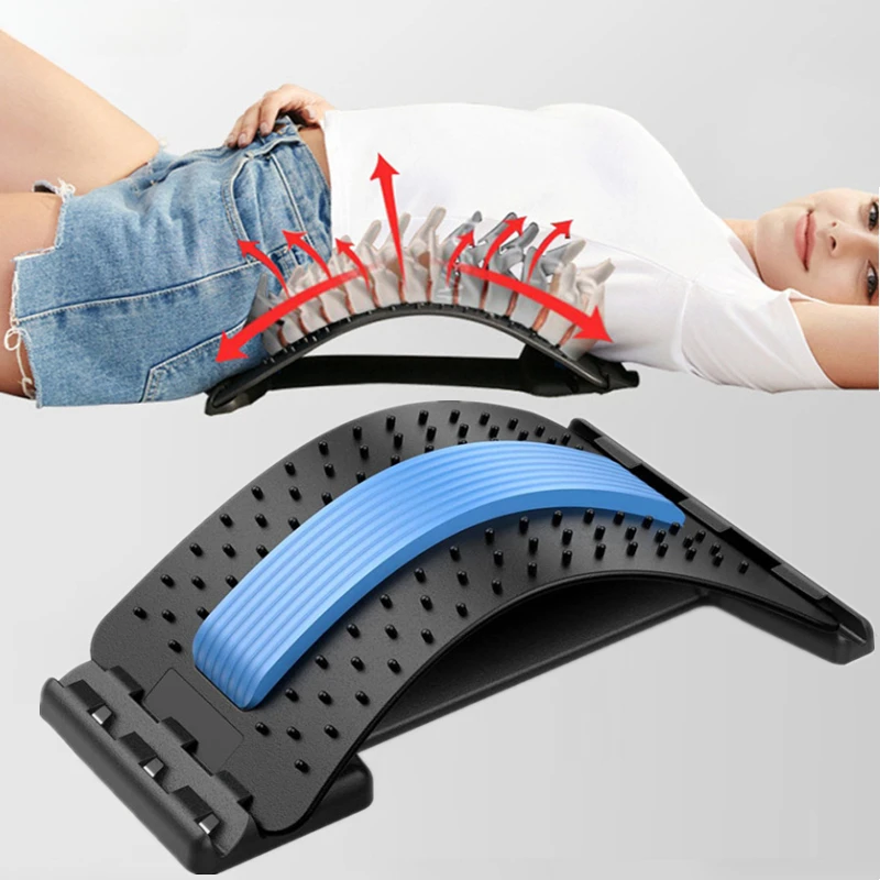 New-Back-Stretcher-Lower-Pain-Relief-Device-3-Level-Cracker-Massager ...