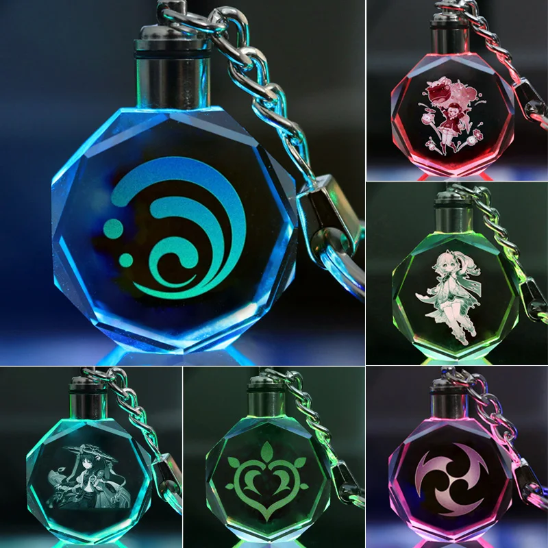 Genshin-Impact-Colorful-Glass-Crystal-Lamp-Keychain-Nahida-Yelan ...