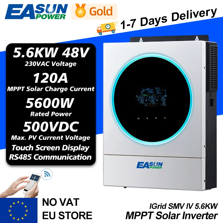 POWLAND-5600W-MPPT-Solar-Inverter-230V-48V-High-PV-Input-500vdc-120A ...