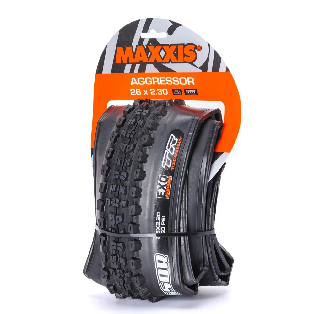 MAXXIS AGGRESSOR 26X2.30 EXO TR TUBELESS BICYCLE TIRE TB73310000 4717784031668 M343RU
