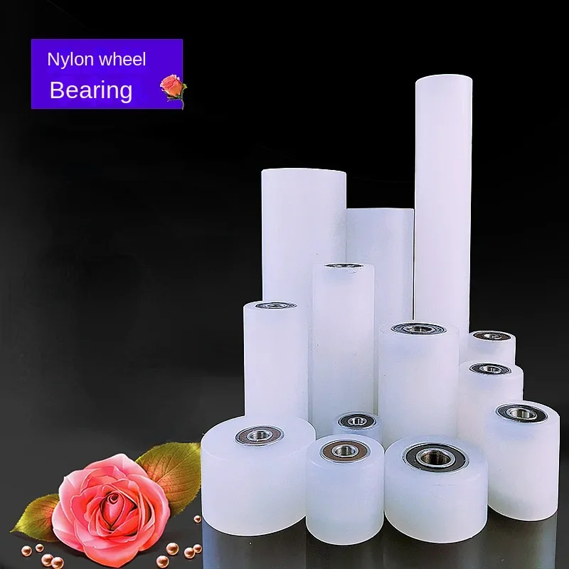 Nylon bearing pulley clamp wheel hanging wheel roller pressure line ...