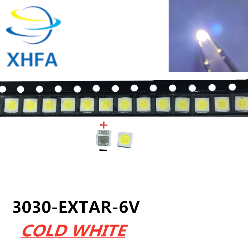 1000PCS-LEXTAR-LED-PCT-Backlight-High-Power-LED-1-8W-3030-6V-Cool-white ...