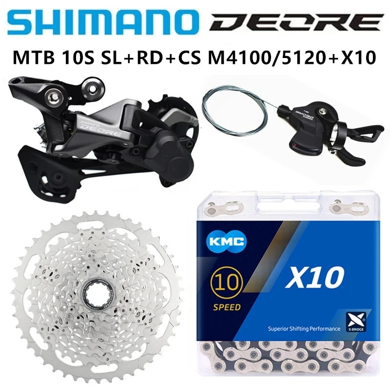 Original SHIMANO DEORE M4100/M5120 MTB 10/20 Speed SL RD Bicycle ...