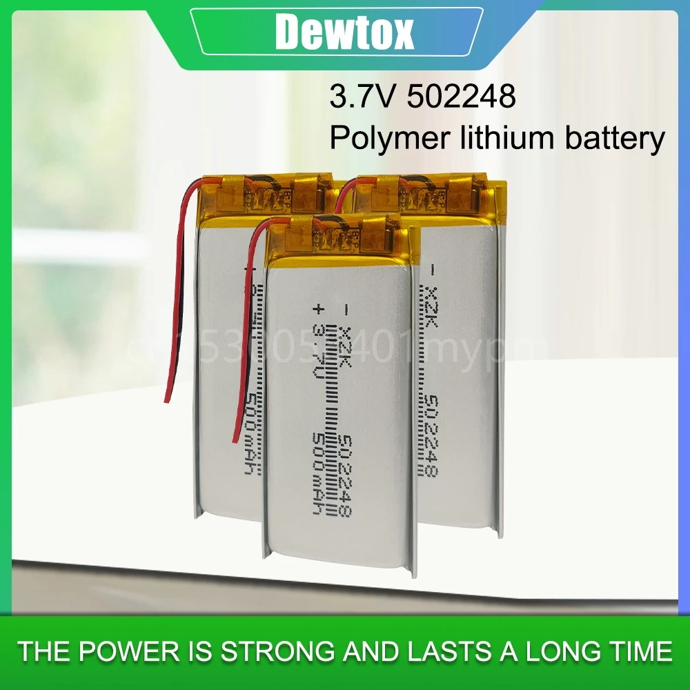 502248-500mAh-3-7V-Lipo-Lithium-Polymer-Rechargebale-Battery-for-GPS ...