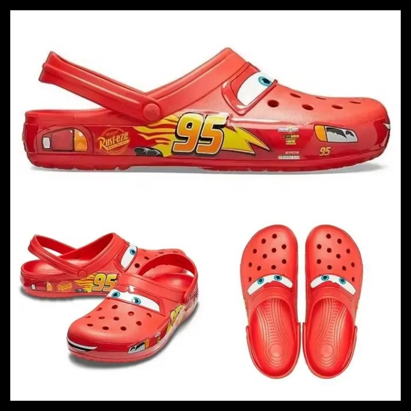 Disney-Aoger-Lightning-Mcqueen-Pixar-Cartoon-Solid-Waterproof-Slippers ...