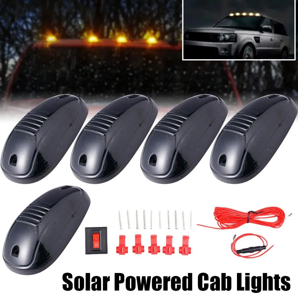5pcs-mouse-shaped-Cab-Lights-Cab-Marker-Roof-16-LED-Light-For-Truck ...