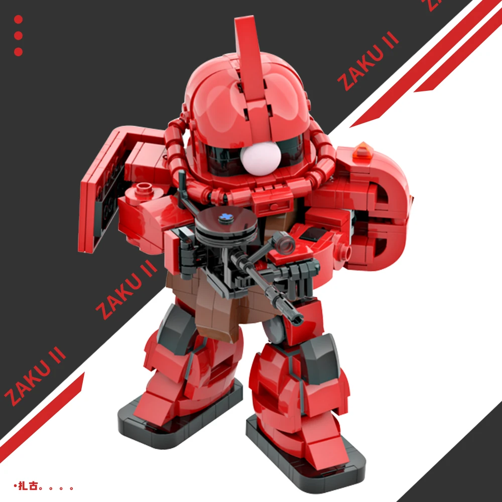 MOC-ZAKU-II-Building-Block-Anime-Figure-Action-Model-Collection ...