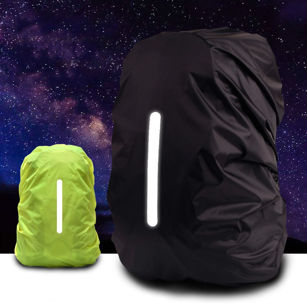 Reflective Waterproof Backpack Rain Cover Outdoor Sport Night Cycling ...