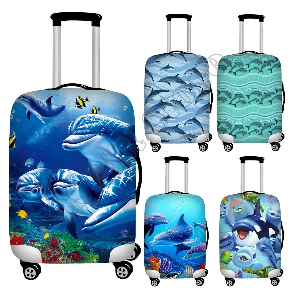 Ocean-Style-Dolphin-Print-Luggage-Protective-Dust-Covers-Elastic-18 ...