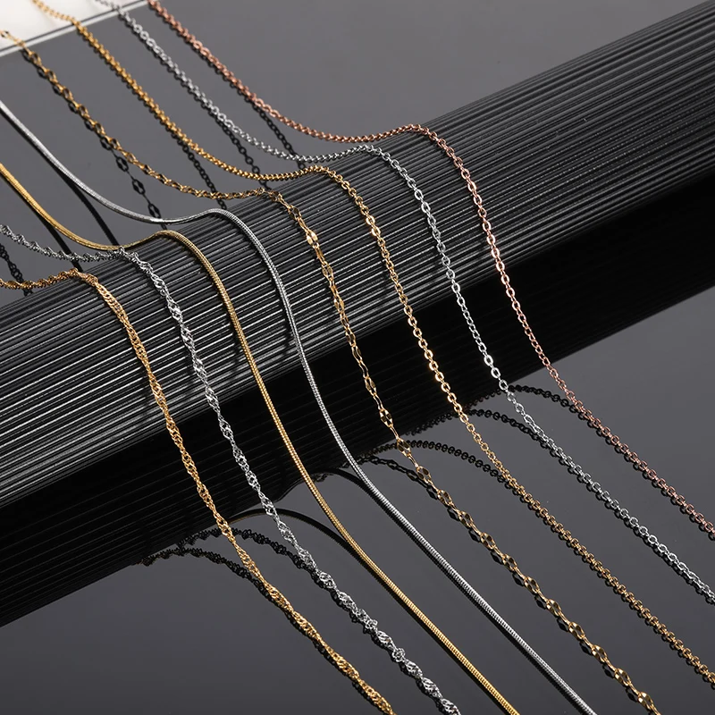 Fine-Sexy-Lip-Chain-Necklace-For-Women-Stainless-Steel-Chain-Twisted ...