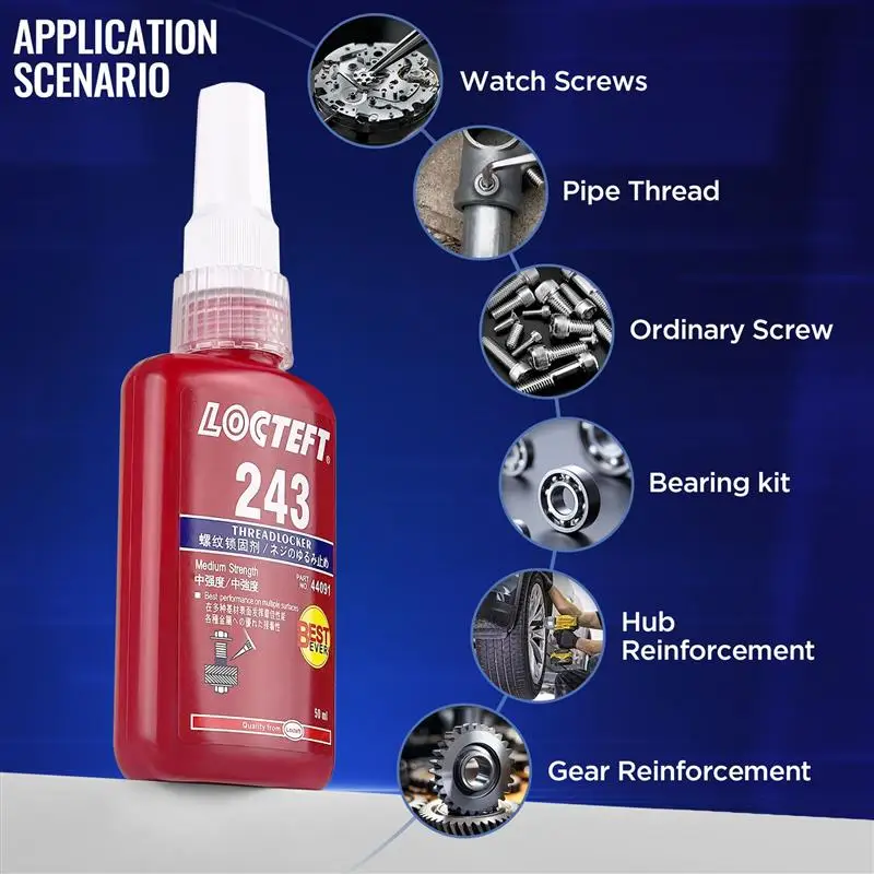 50ml-Threadlocker-222-242-262-263-271-648-680-Screw-Glue-Quickly-Cured ...