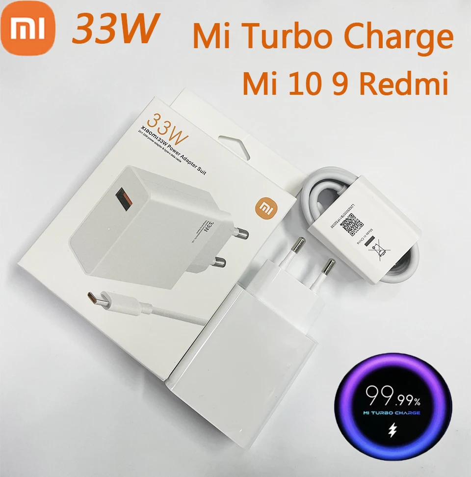 Xiaomi Fast Charger 33w Turbo Charge | Original Xiaomi 33w Turbo Charger - 33w Xiaomi - Aliexpress