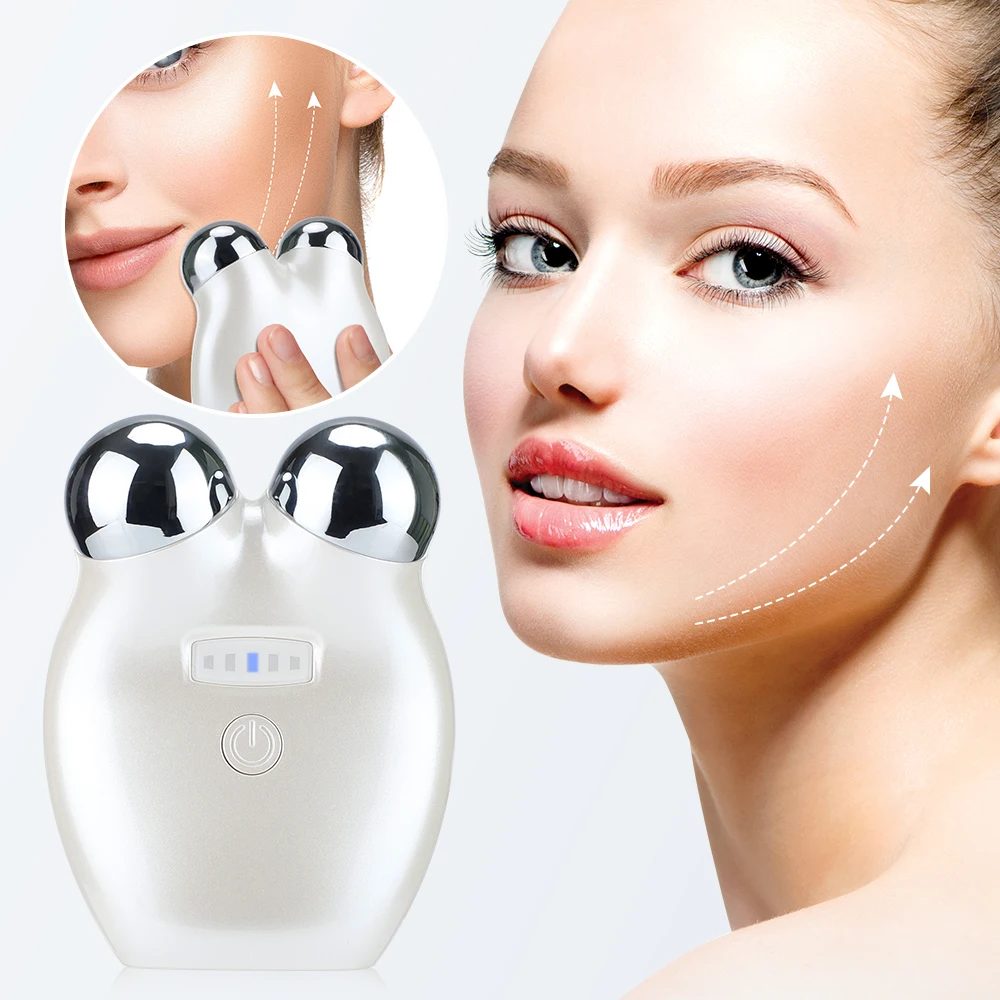5 Modes Facial Micro current Beauty Instrument Lifting Skin Face ...