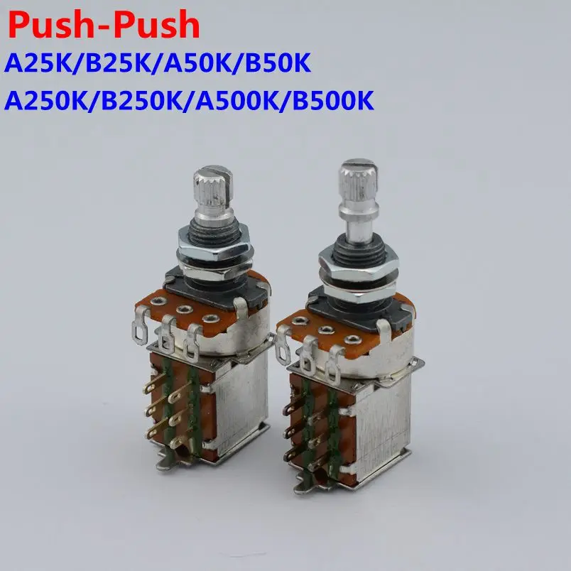Potenciómetro Alpha Push Pull (POT) para bajo de guitarra eléctrica ...