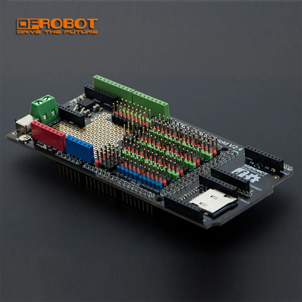 DFRobot Mega Sensor Shield IO Expansion board V2.4 Compatible with ...