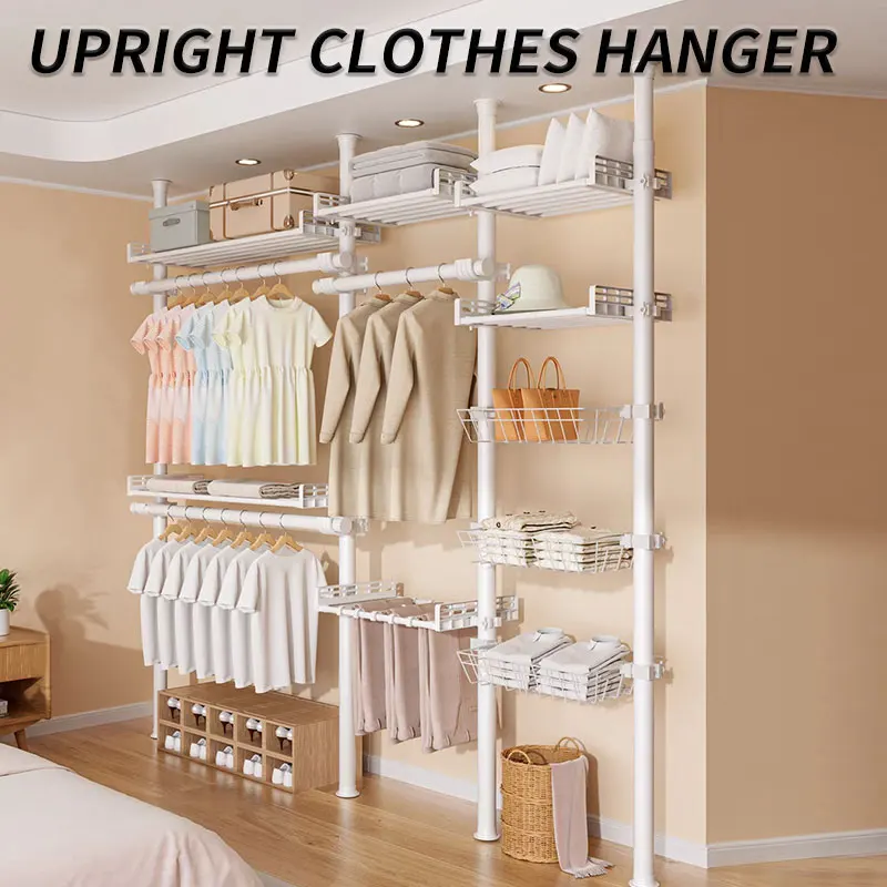 Infant-Shining-Vertical-Hanger-Simple-Wardrobe-Open-Hanger-Wardrobe ...