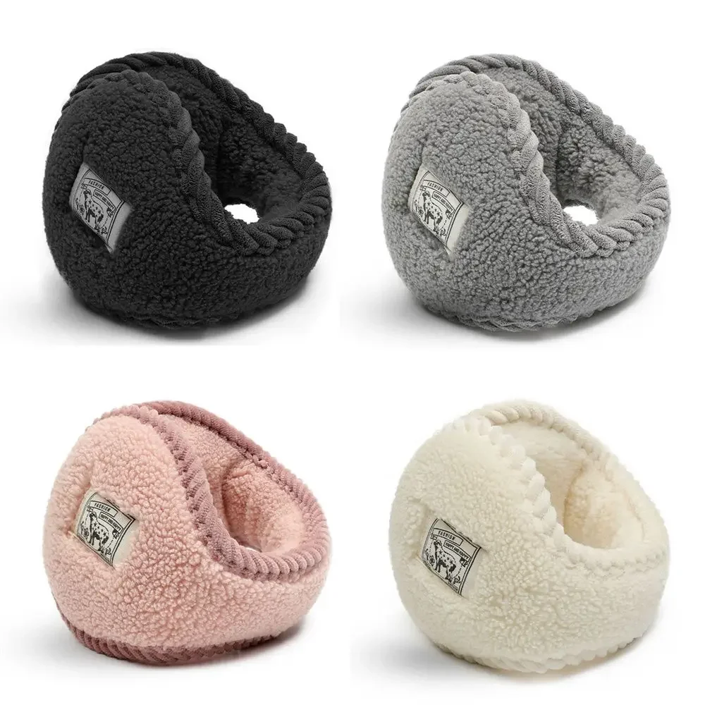 New Women Earmuffs Winter Windproof Warm Earmuff Lamb Wool Ear Protect ...