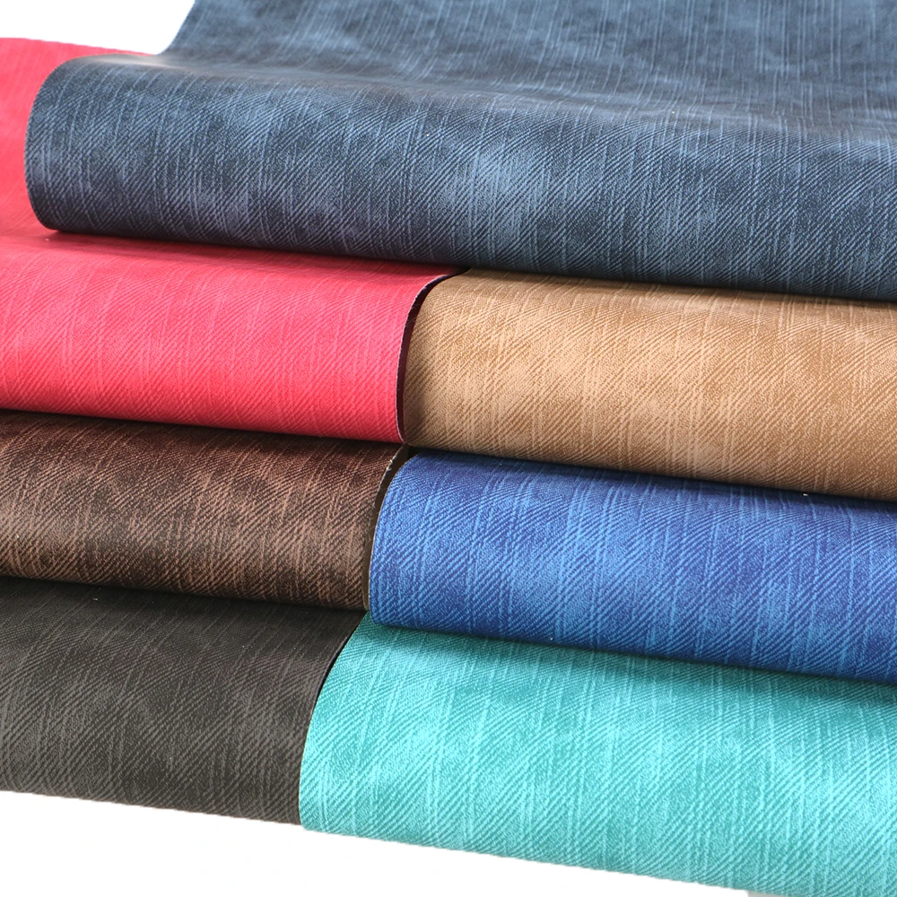 Hojas de cuero de imitación con textura Bump, tela de vinilo de cuero ...