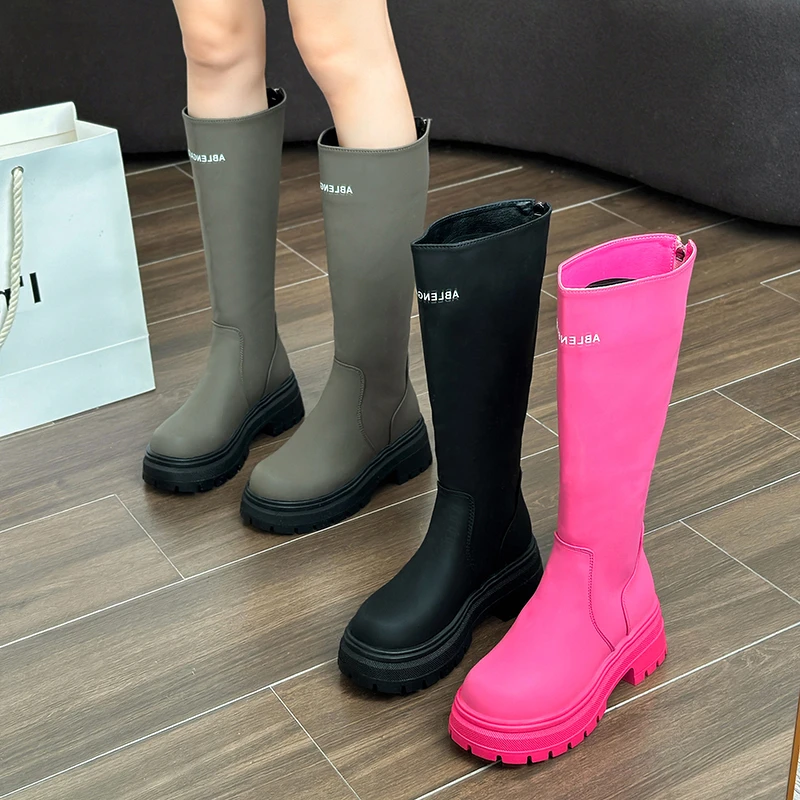 Botas-largas-con-plataforma-de-elevaci-n-para-mujer-zapatos-g-ticos-de ...