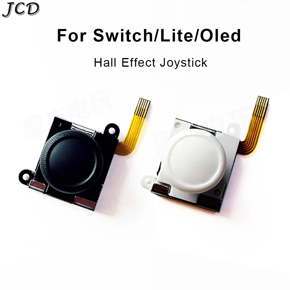 JCD 2PCS Hall effect Joystick for Switch JoyCon Controller 3D Analog Stick Sensor Potentiometer ...