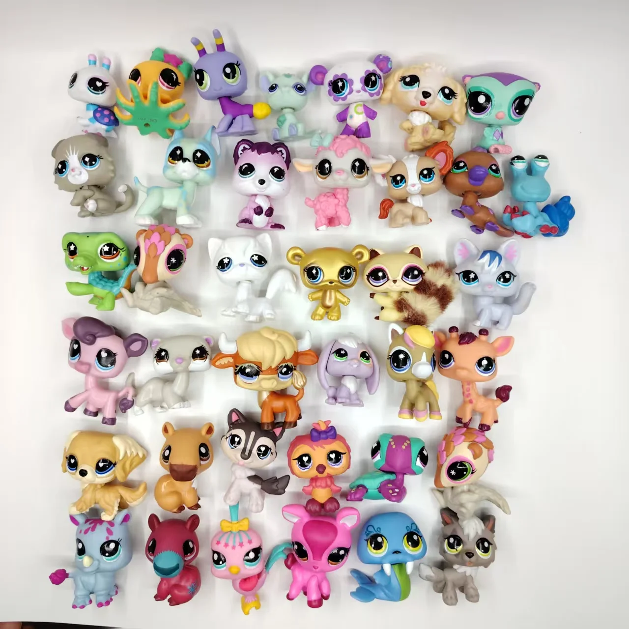 Original LPS Pet Toys Cute Animal Can Shake Head Kitten Collection Toys ...