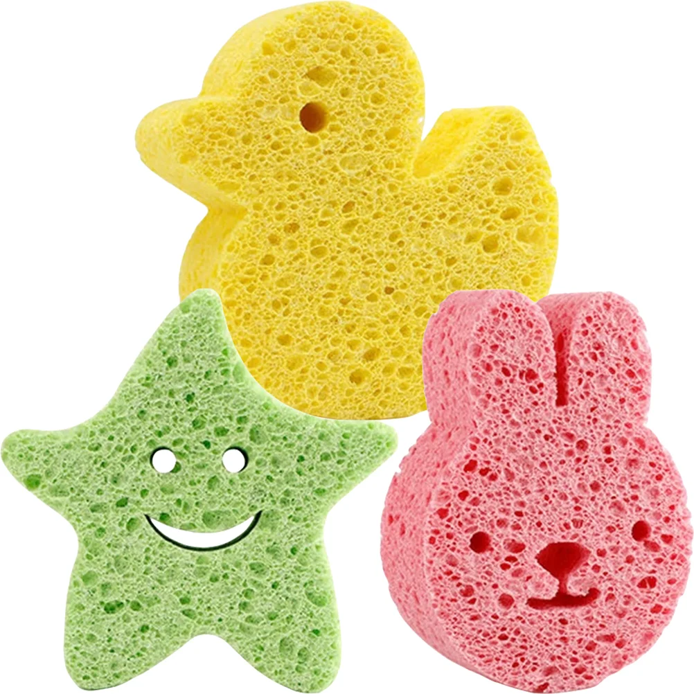 3-Pcs-Children-s-Bath-Sponge-Sponges-Body-Wash-Bathing-Cute-Frosted ...