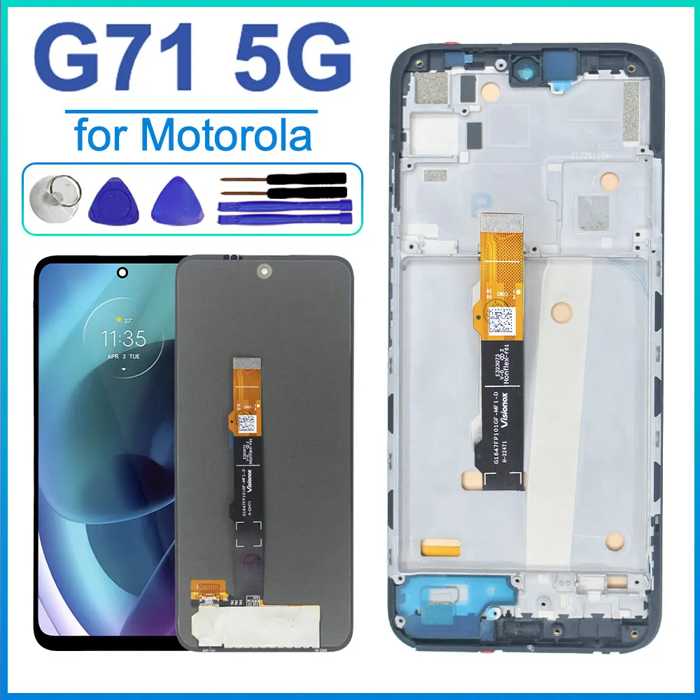 Mobile Phone Accessories LCD for Motorola Moto G71 LCD Display Touch ...