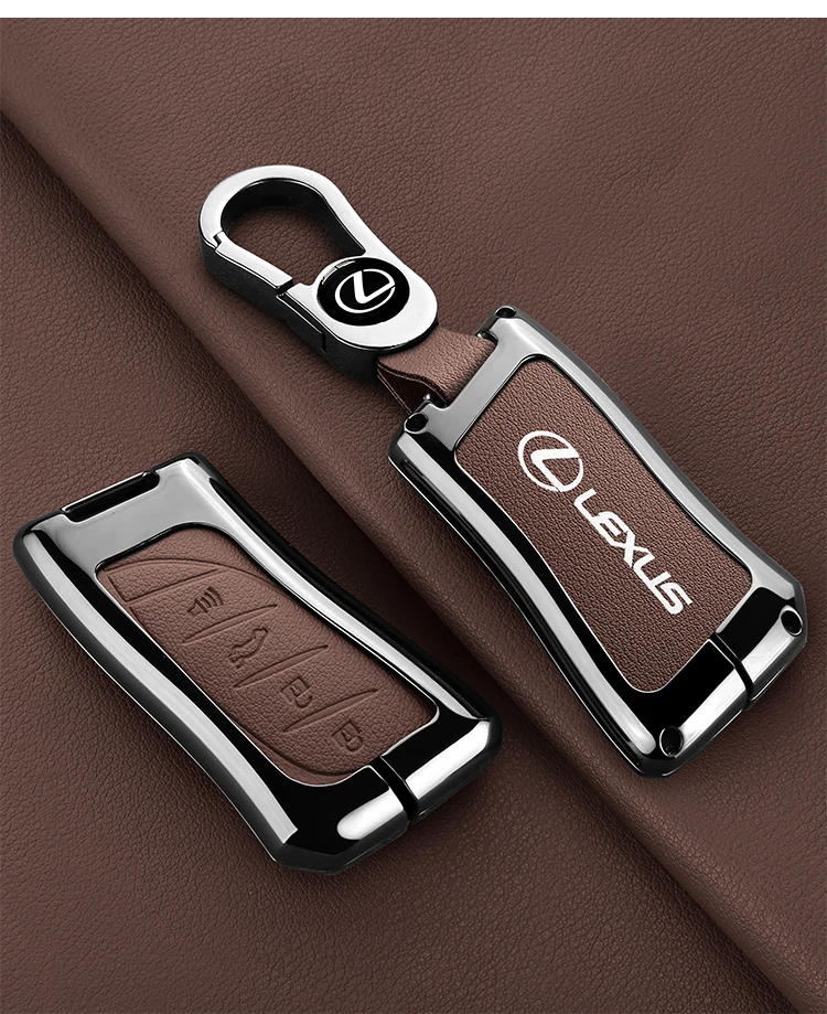 Кожаный чехол для автомобильного смарт-ключа с 2/3/4 кнопками для Lexus ...