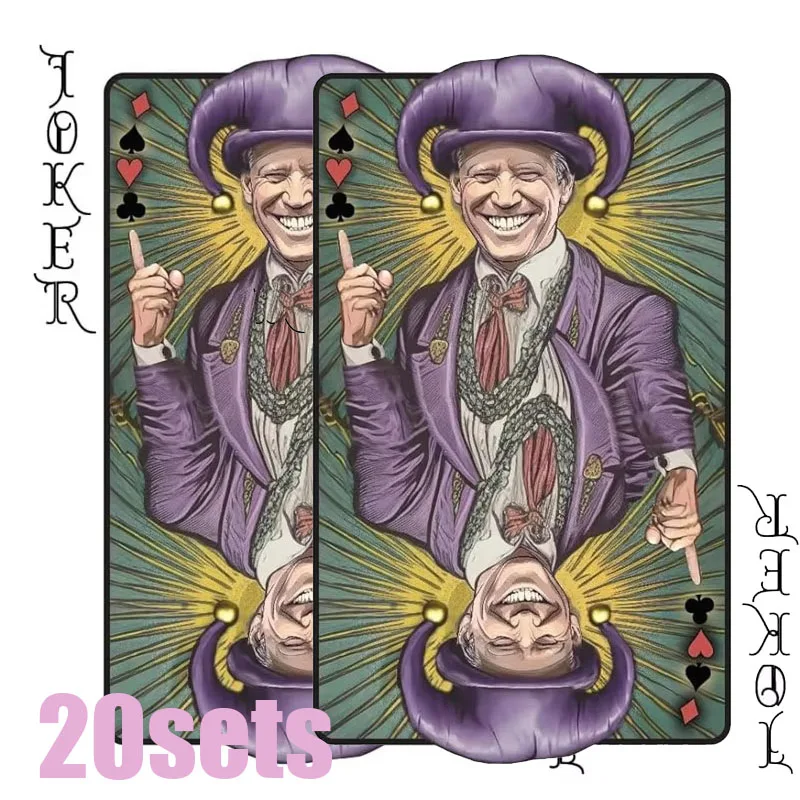 1-20Sets-Playing-Cards-New-US-President-Spoof-Creative-Playing-Cards ...