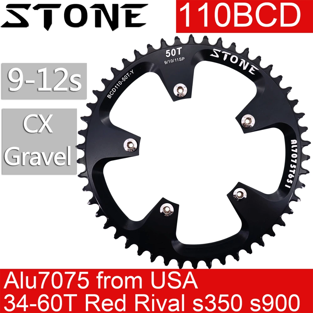 Stone Chainring Round 110bcd For Force Red Rival S350 S900 32 36 38 40 ...
