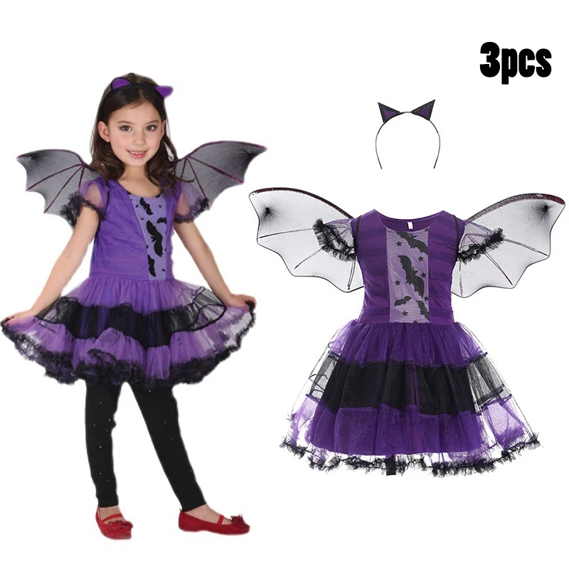 Vestido de vampiro para niñas y niños, disfraz de novia fantasma ...