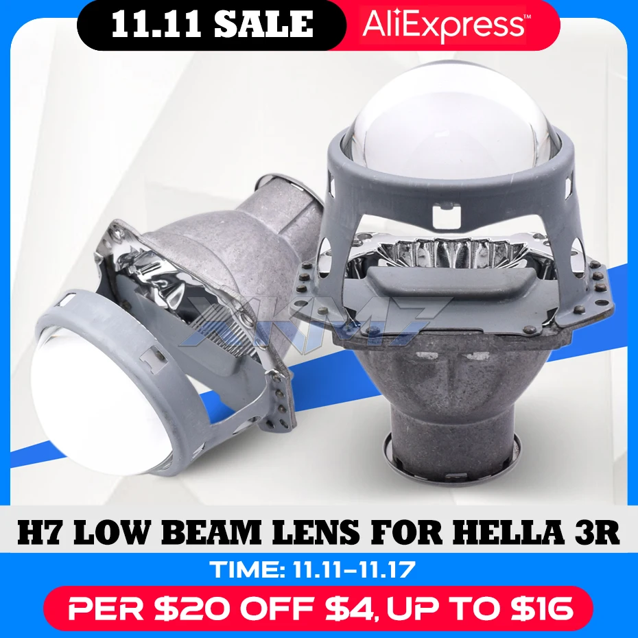 3-inch-Projector-Lens-H7-For-Hella-3R-G5-Headlights-Retrofit-Kit-Single ...