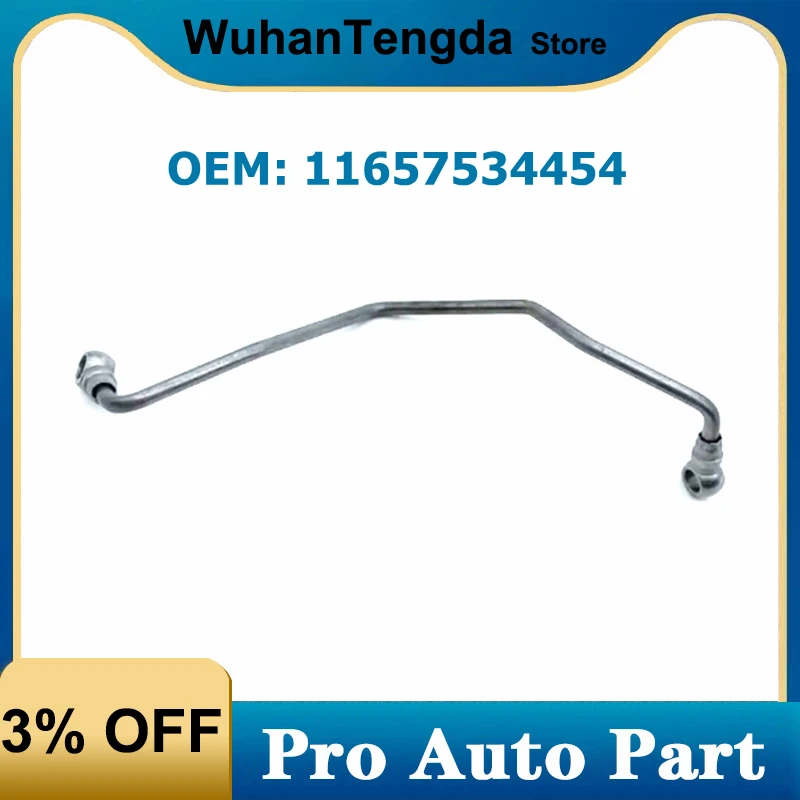 Car Turbochager Oil Feed Inlet Line Pipe 11657534454 For BMW MINI R55 ...