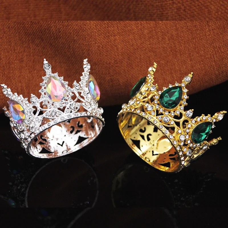 Princess Small Tiaras for Bridal Wedding Flower Decoration Cake Crown ...