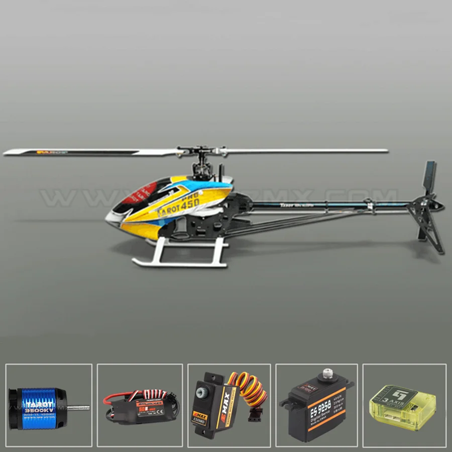Tarot 450 Pro V2 Fbl Flybarless Rc 6ch Helicopter Tl20006 - Parts ...