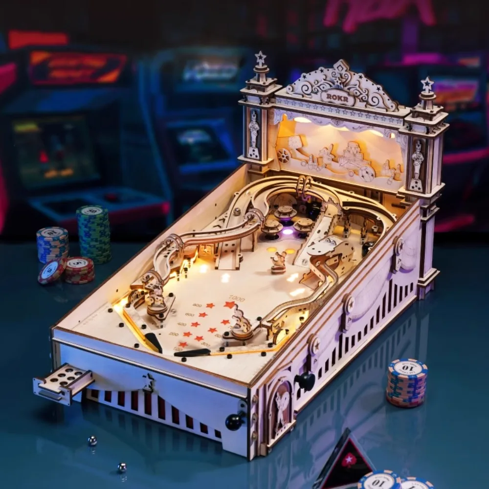 3D pinball manual assembly model mechanical 3D three-dimensional puzzle ...