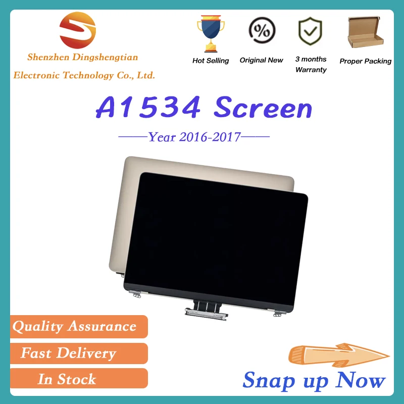 Replacement For MacBook A1534 12 inch LCD Screen Display Assembly ...