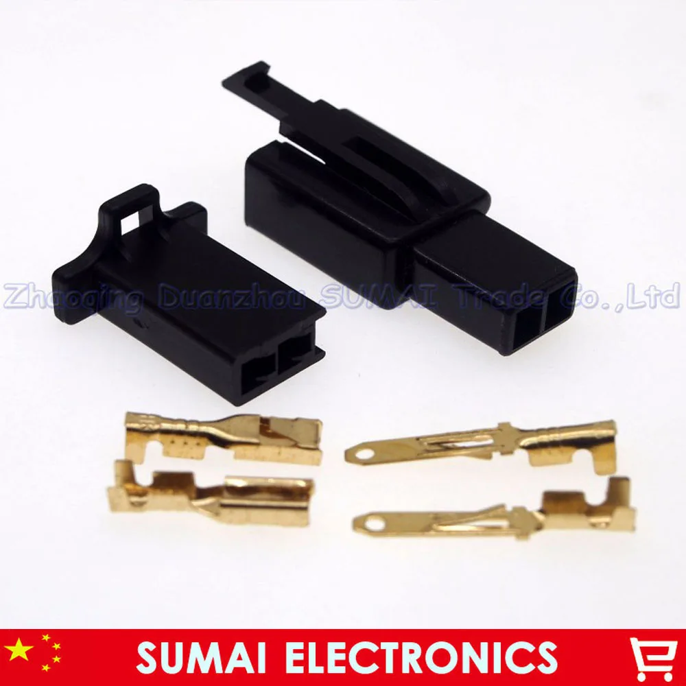 2-8mm-2-Way-pin-Electrical-Connector-Kits-Male-Female-sets-for-E-Bike ...