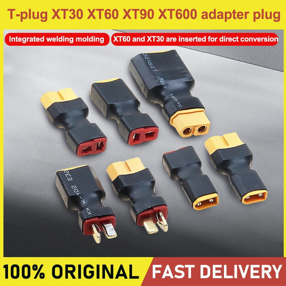 10pcs T-plug XT30 XT60 XT90 XT600 adapter plug male female conversion ...