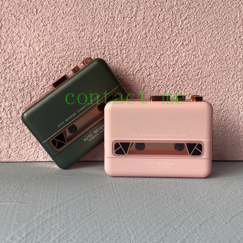 Brand-new-80-s-retro-pink-rose-gold-TAPE-cassette-tape-player-Portable ...