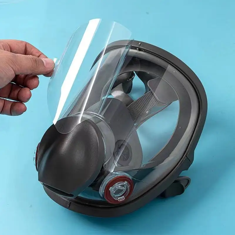 Anti Scratch Protective Lens Film For MMM 6800 Gas Mask Respirator Full ...