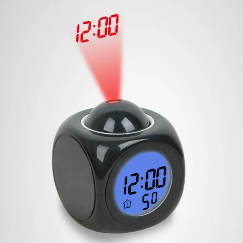 New-Multi-function-Projection-Clock-Colorful-Voice-Report-Digital-Clock ...