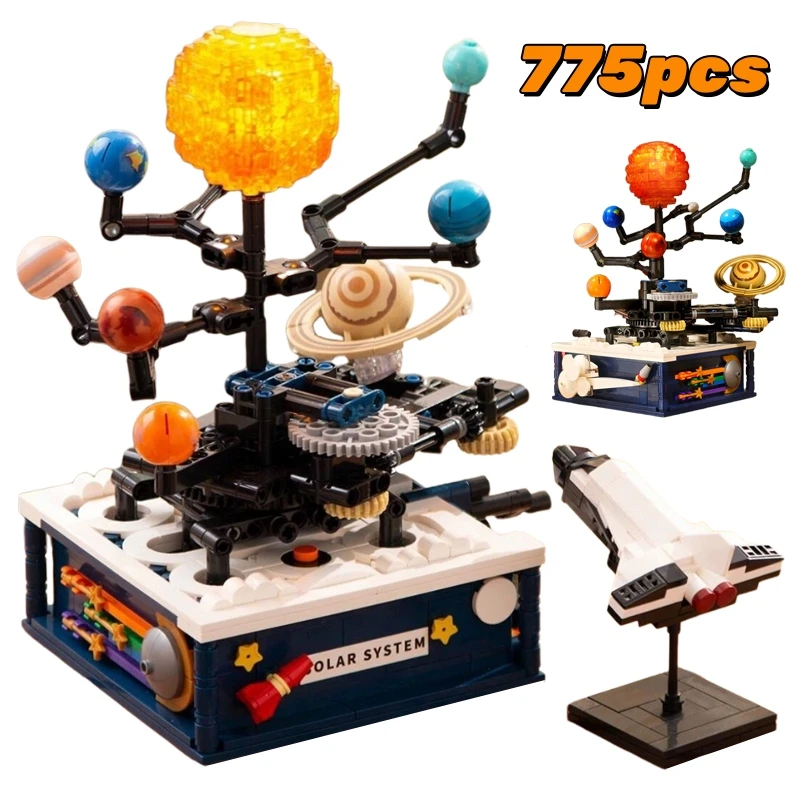 Rotating Solar System Model Kit