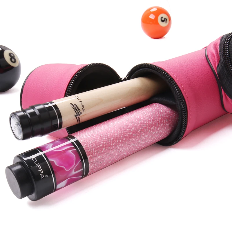 CUPPA-Pink-color-Pool-Cue-11-75-13mm-Tip-Maple-Shaft-Stick-Cue-With ...