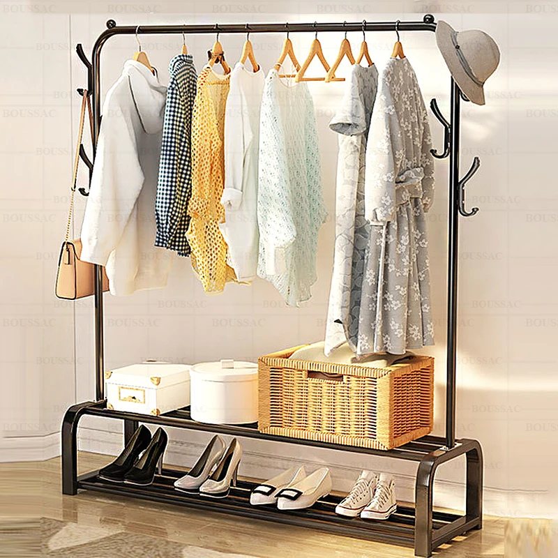 Floor-Clothes-Rack-Standing-Living-Room-Cabinets-Wall-Coat-Rack-Wooden ...