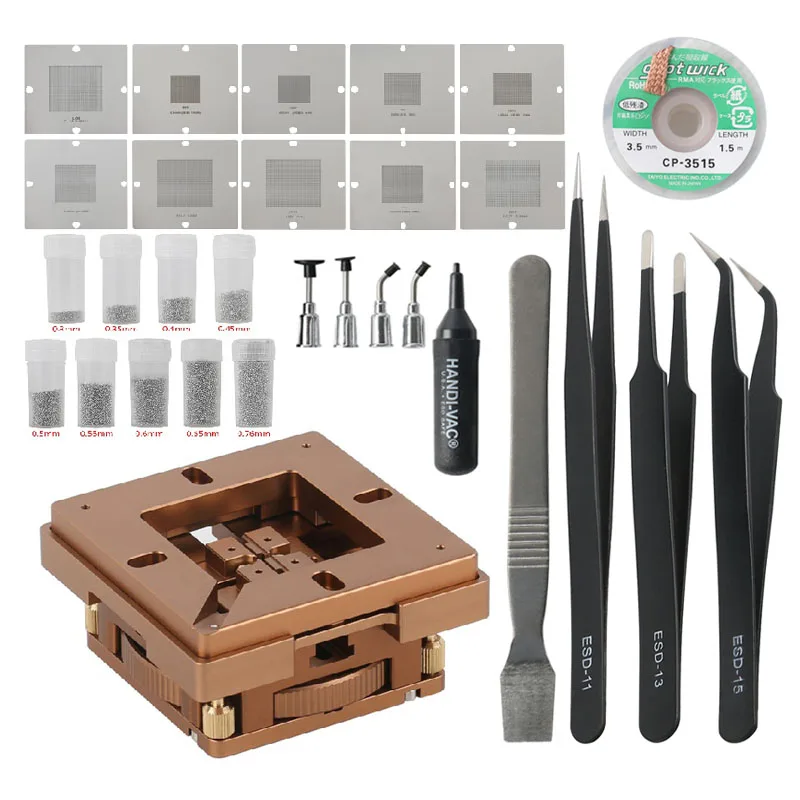 90mm-Aluminium-Legierung-BGA-Reballing-Station-BGA-Reball-Kit ...