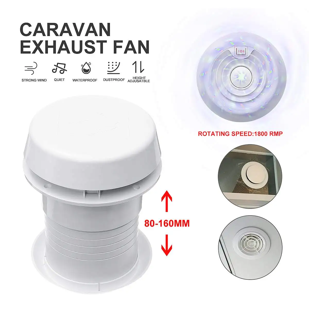 RV-Ventilator-12V-Energy-saving-Motorhome-Rooftop-Vent-Ventilation ...