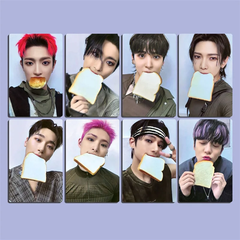 8pcs-set-Kpop-ATEEZ-Album-THE-WORLD-EP-2-OUTLAW-LOMO-Card-Bread ...