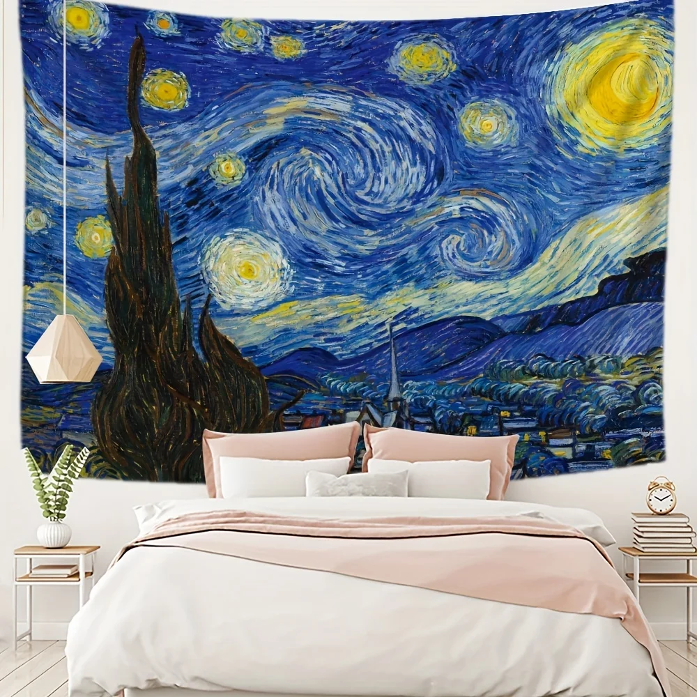 Tapiz-estampado-de-Van-Gogh-manta-famosa-para-colgar-en-la-pared ...